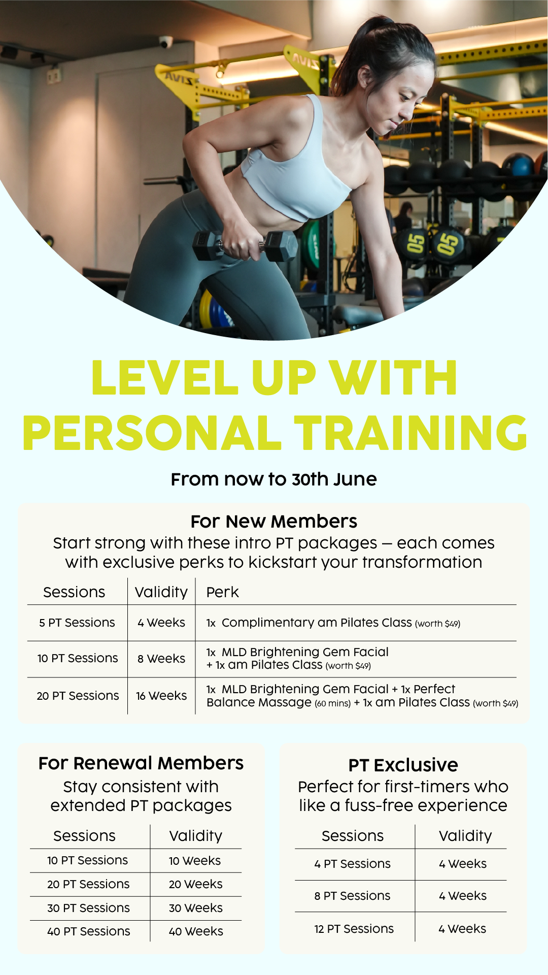 Promotions - Amore Fitness